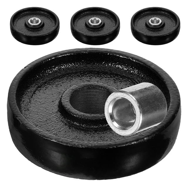 4pcs Heavy Duty Metal Jack Wheels for Front Hydraulic Utility Trailer ...