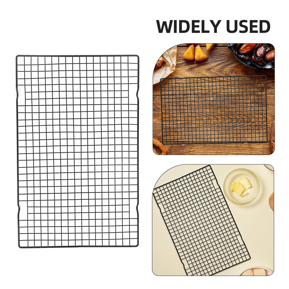 4pcs Heavy Duty Wire Cooking Rack Baking Racks, 16" x 10" Nonstick ...