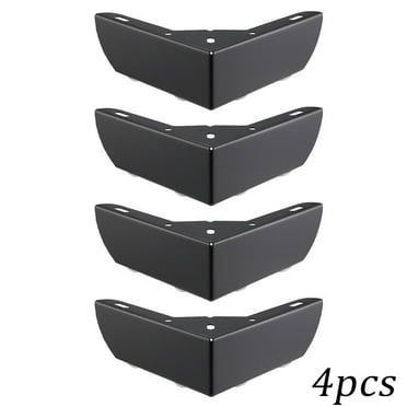 5.4 Inch / 13cm Metal Furniture Legs, Btowin VCF 4Pcs Black Triangle ...
