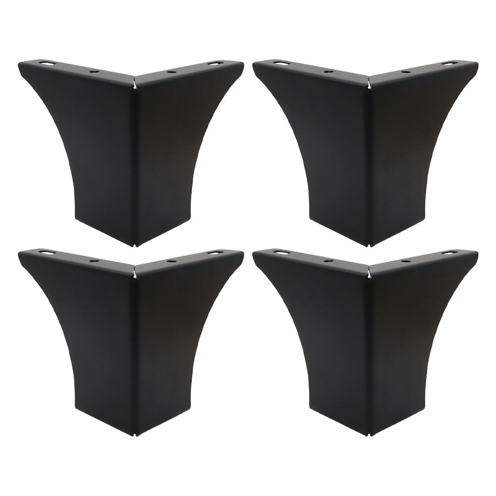 4pcs Heavy Load Bearing Furniture Legs Metal Cabinet Feet Triangle Sofa ...
