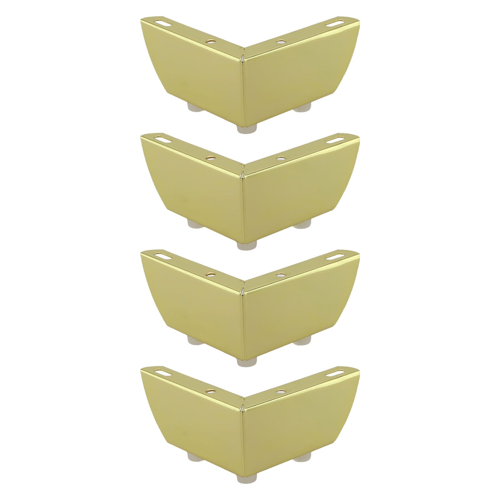 4pcs Heavy Load Bearing Furniture Legs Metal Cabinet Feet Triangle Sofa ...