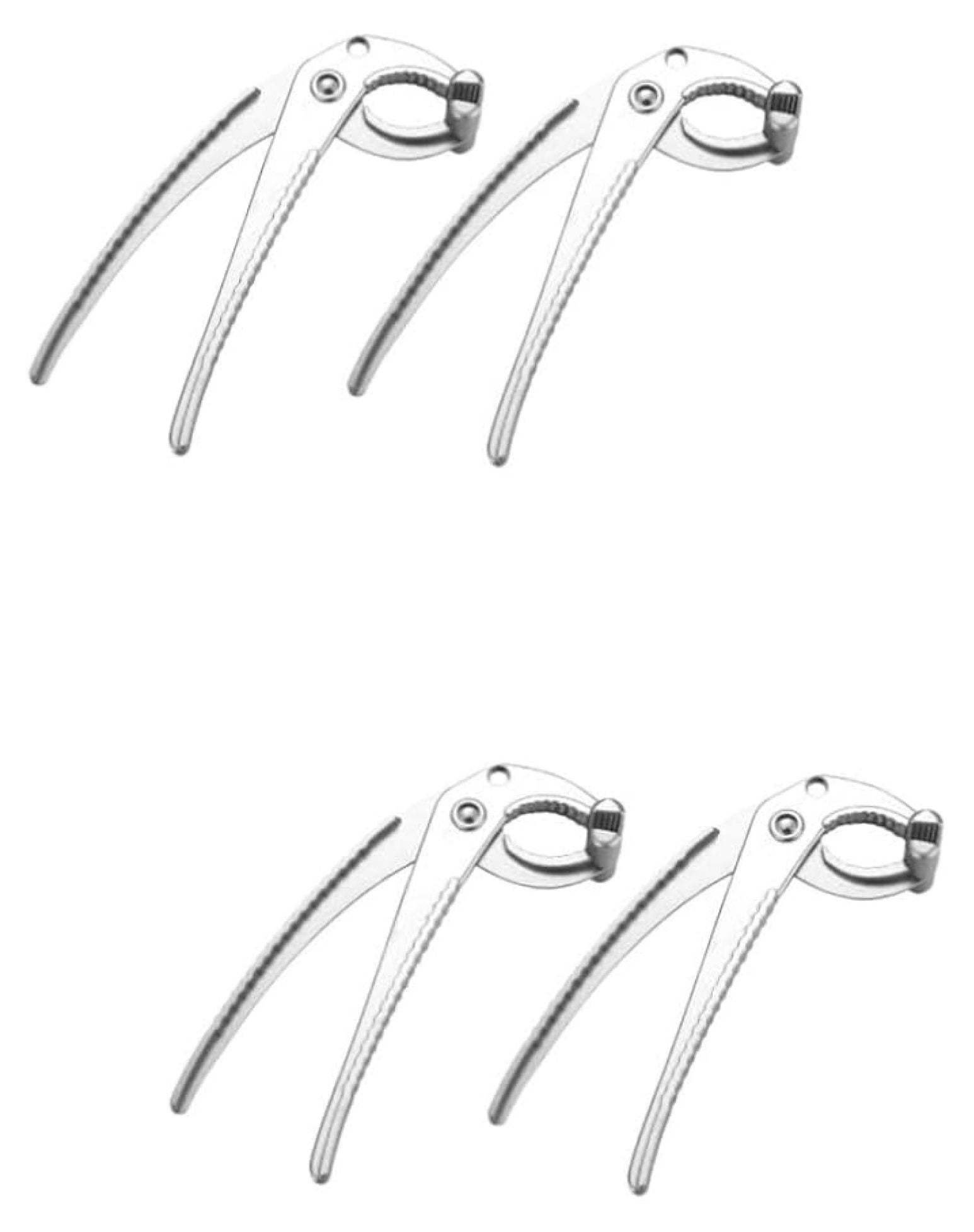 4pcs Heavy-duty Stainless Steel -scald Dish Clip Gripper for Hot Plates ...