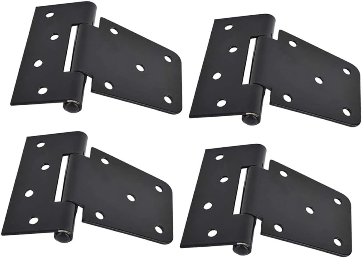 4pcs Hinge Heavy Duty Hinge Black Door Hinges Spring Hinge Concealed ...