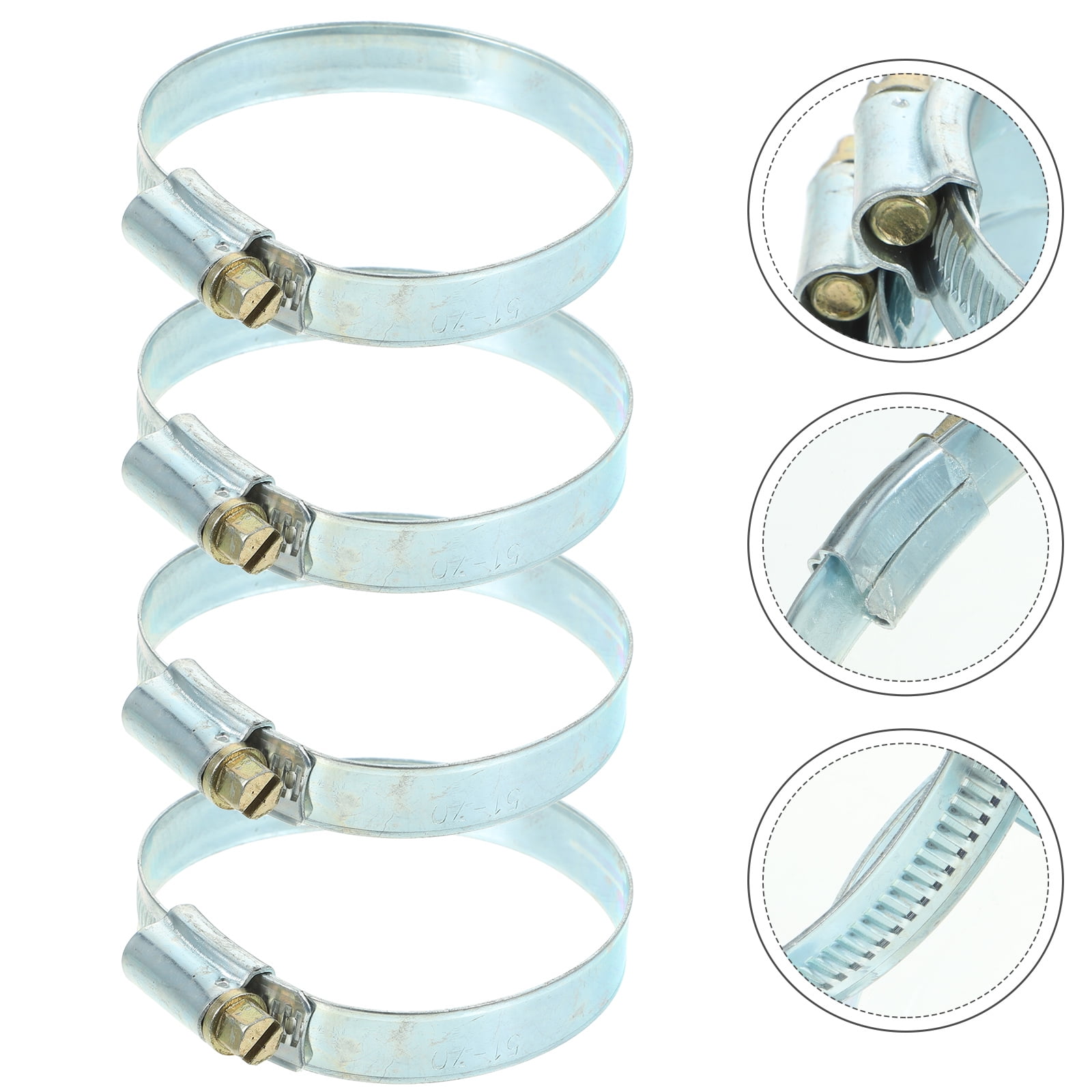 4pcs Hose Clamp Turbo Vacuum Hose Clamp 2 Inch Hose Clamp Fastener ...