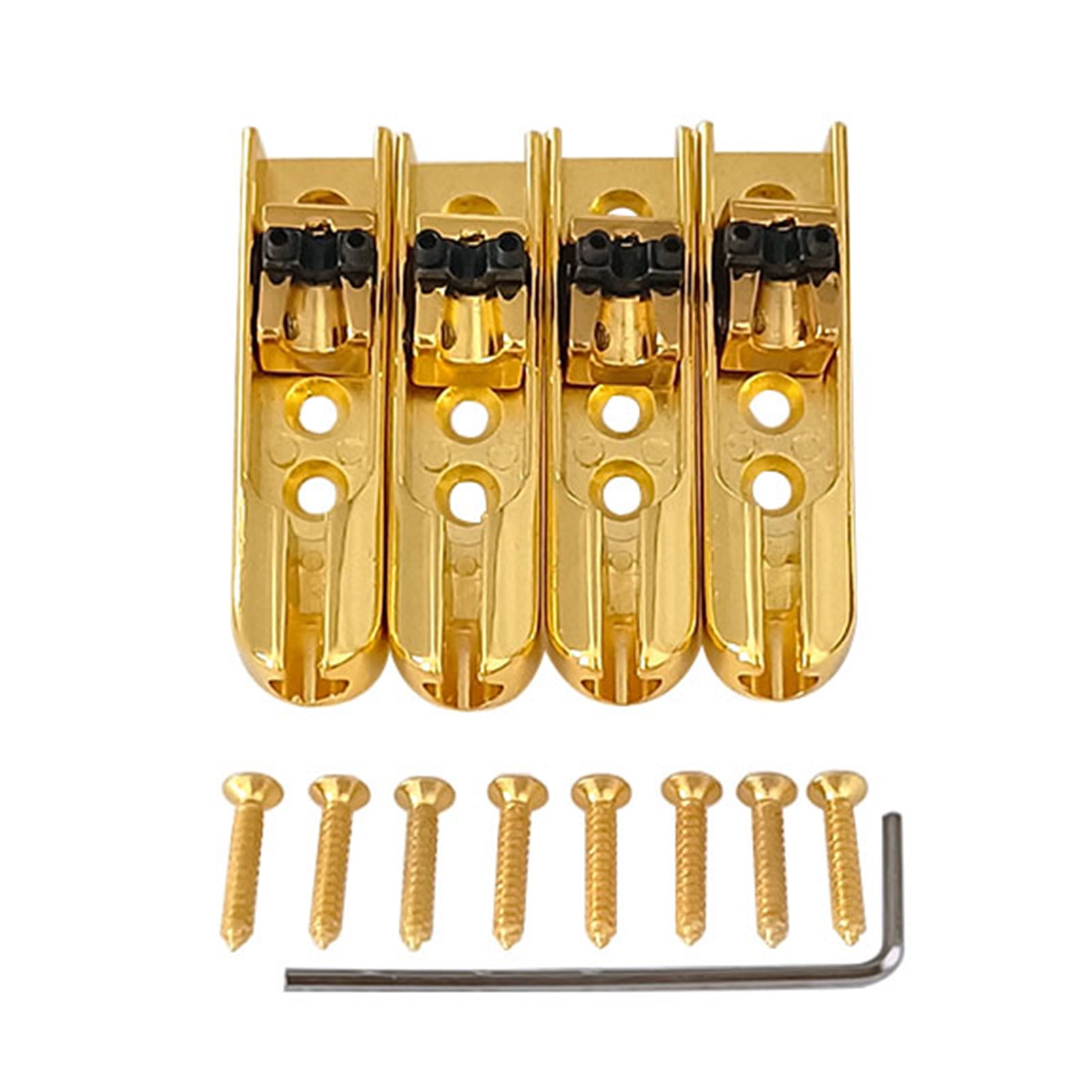 4pcs Individual Bass Guitar Tailpiece Saddles - Single String Bass ...