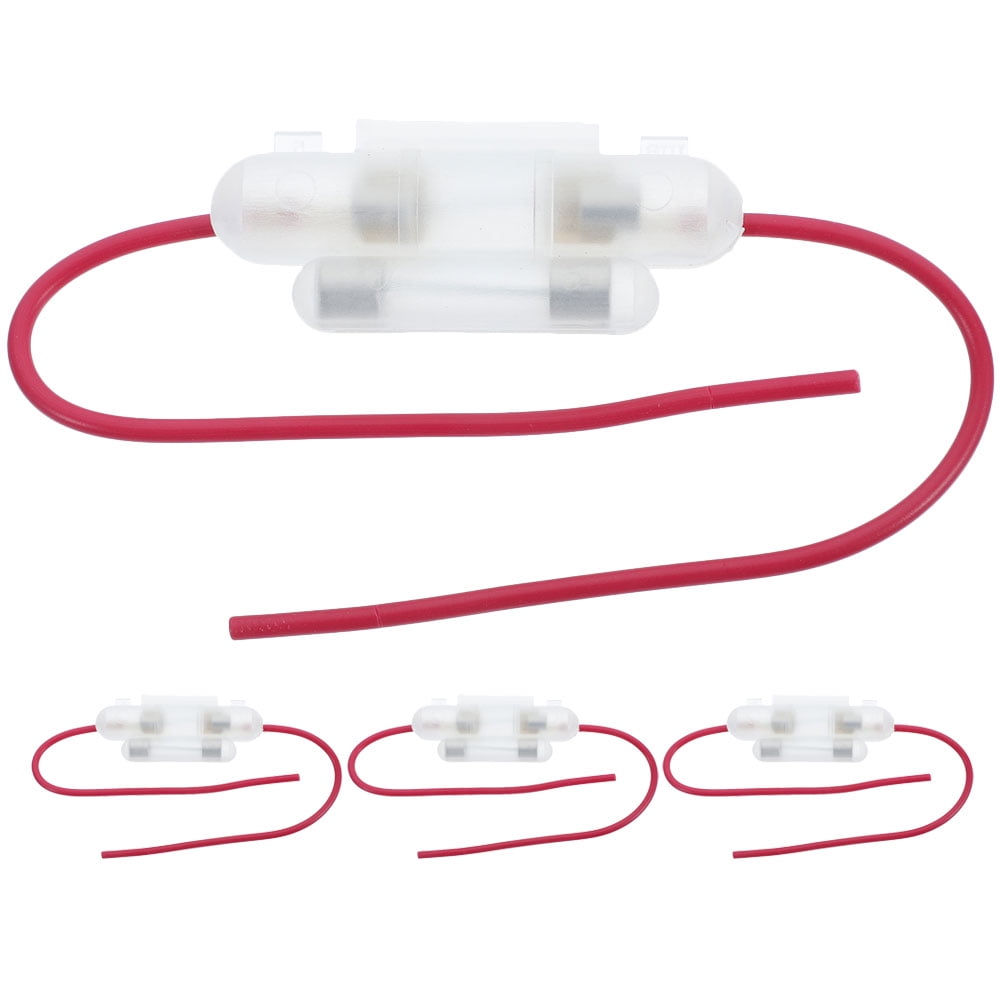 4pcs Inline Fuse Holder for Motorcycles Motorbike Scooter Go Kart ...