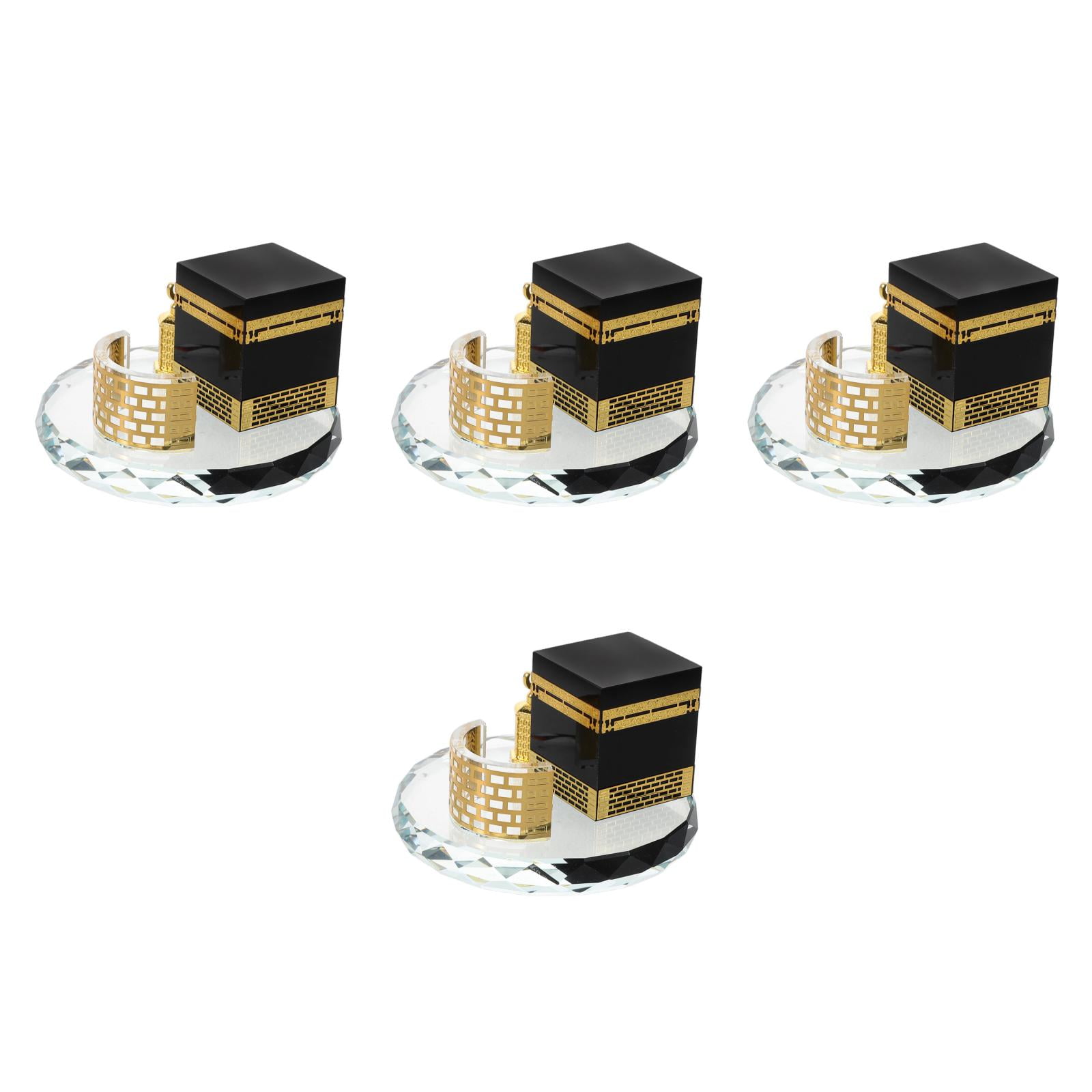 4pcs Islamic Decor Kaaba Model Handicraft For Home Table Vehicle Saudi ...