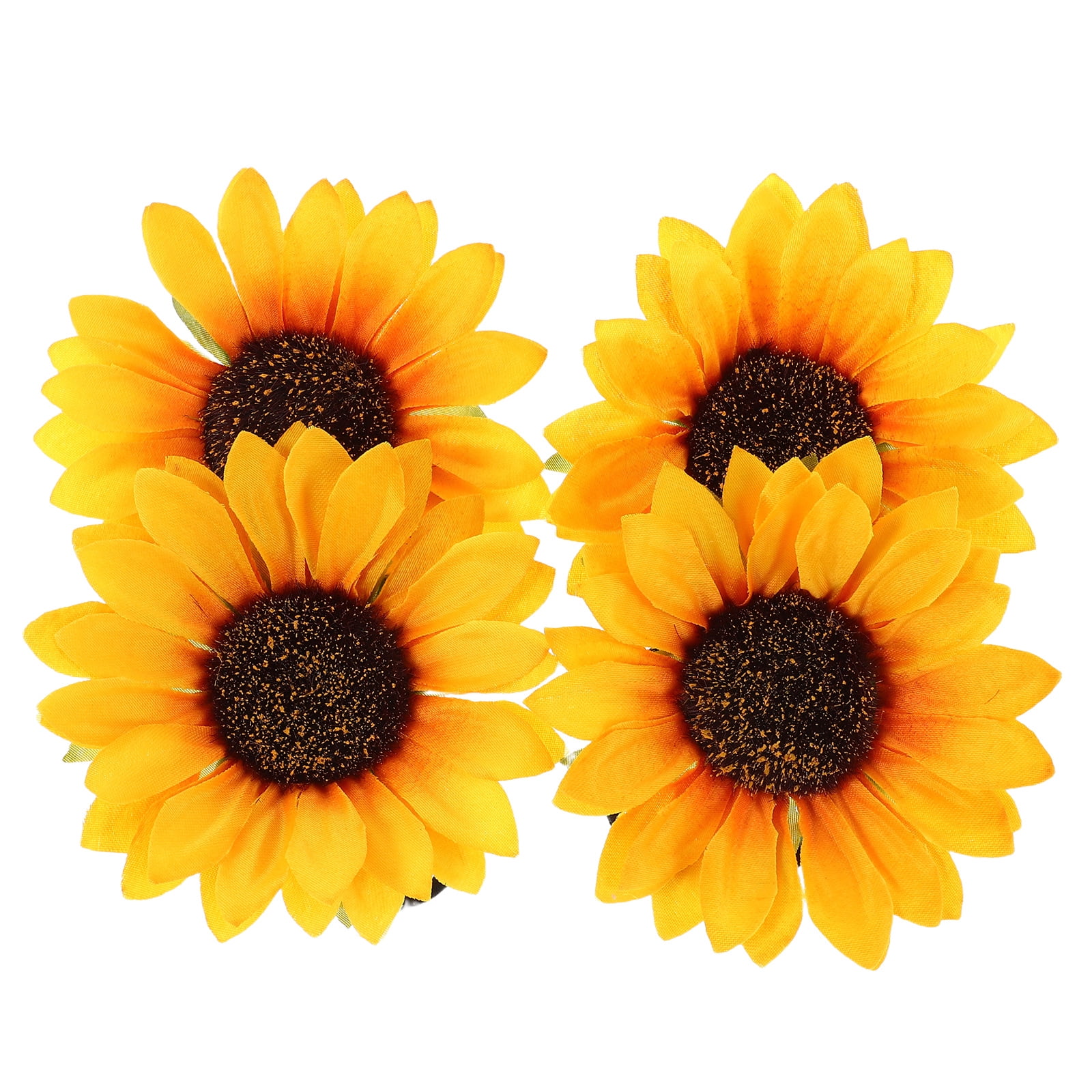LOLIPPYY 4pcs Sunflower Wrist Corsages: Yellow Artificial Flower ...