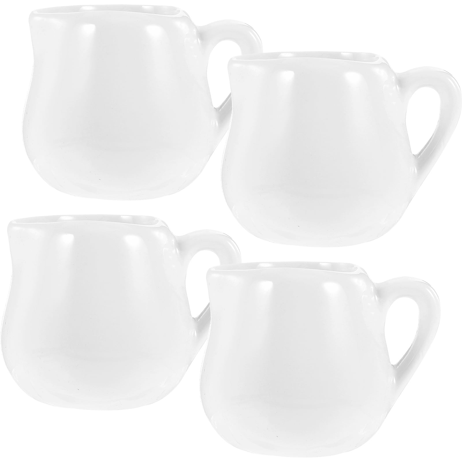 4pcs Kitchen Milk Jug Portable Ceramic Pitcher Multi-function Milk ...