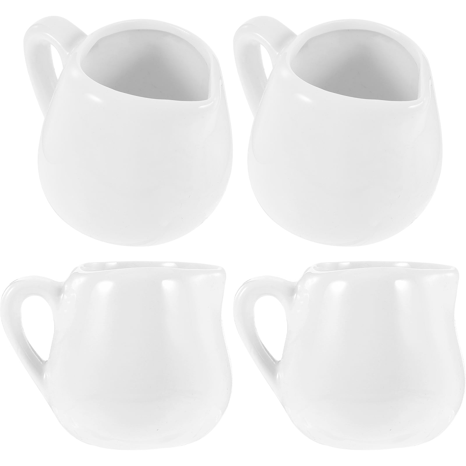 4pcs Kitchen Milk Jug Portable Ceramic Pitcher Multi-function Milk ...