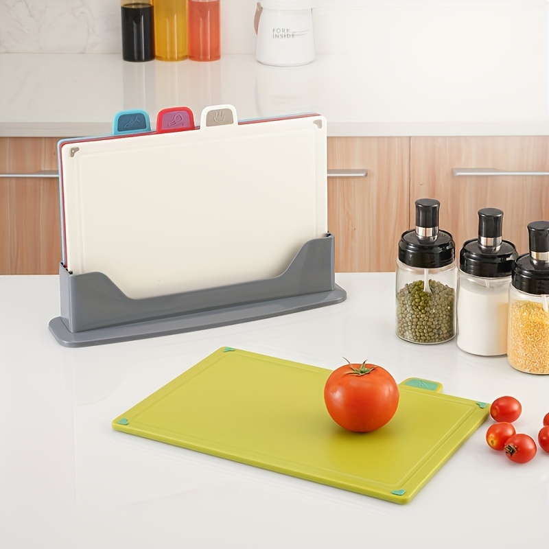 4pcs Kitchen Plastic Chopping Board Set - Household Fruit & Food ...