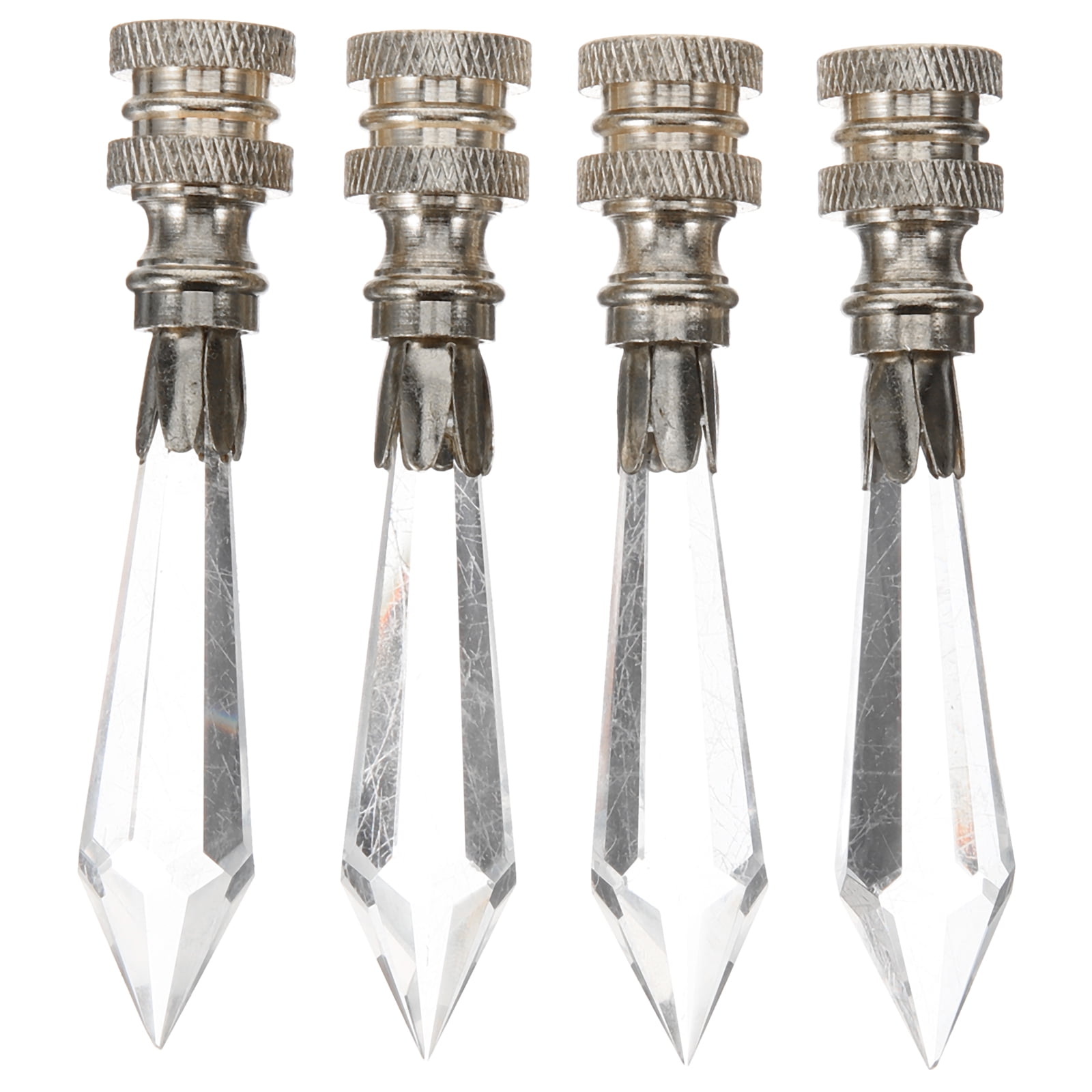 4pcs Lamp Finials Table Lamp Caps Knobs Glass Lamp Shade Finial Lamp ...