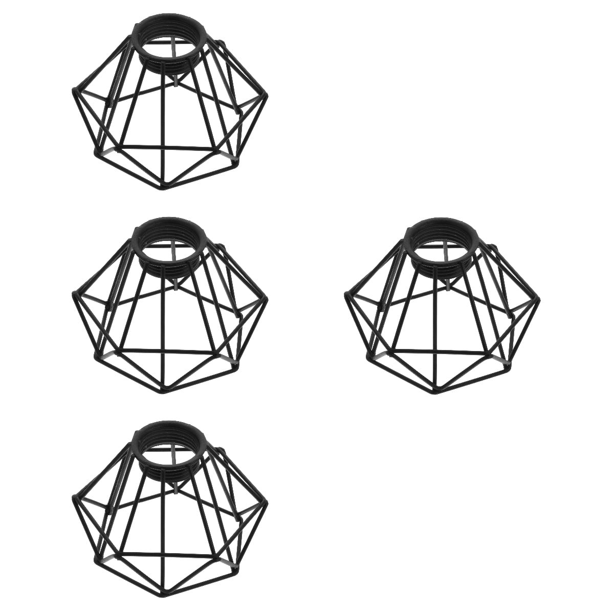 4pcs Lamp Guard Industrial Vintage Light Cage for Pendant Lights Wire ...