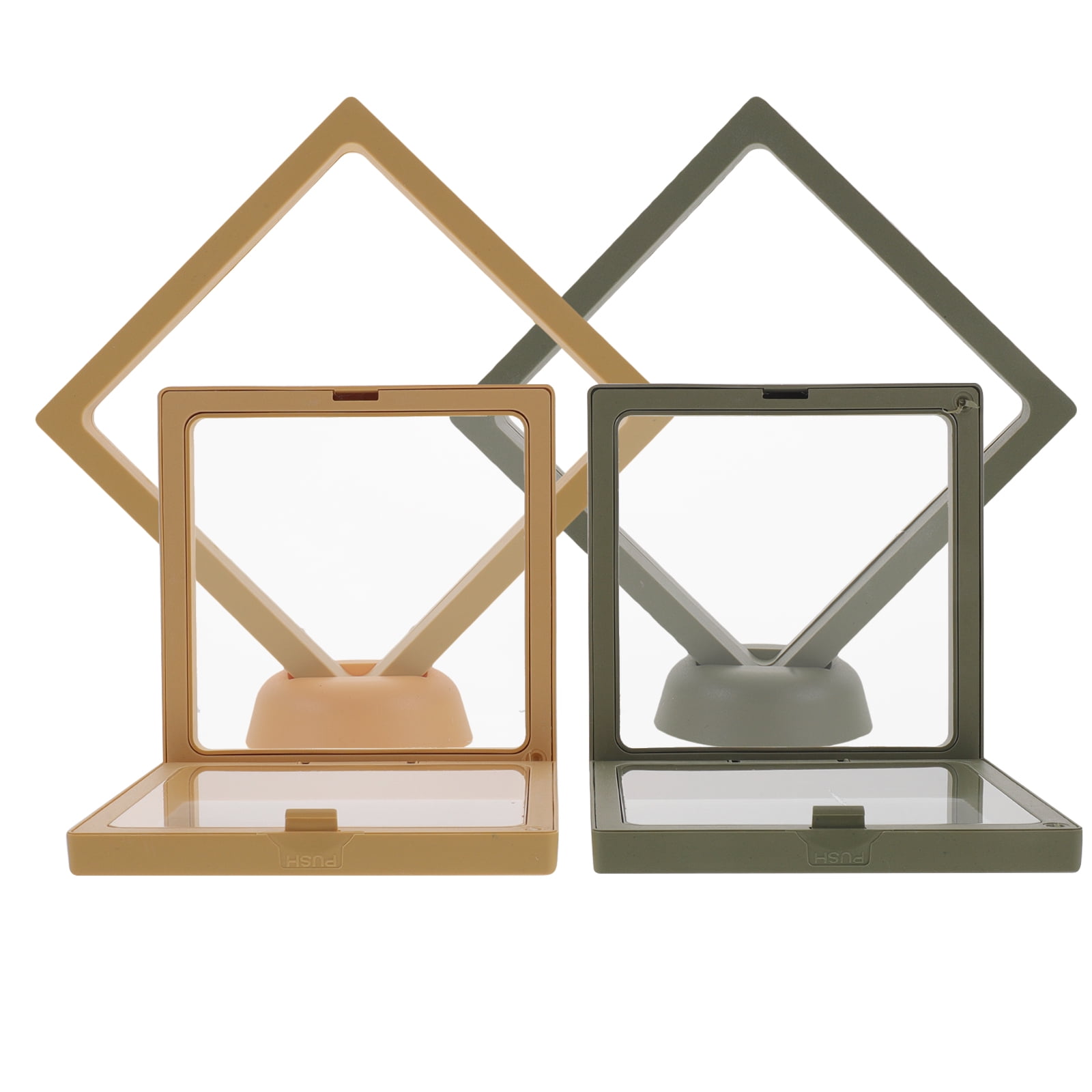 4pcs Lasting Visible Jewelry Display Floating Holder Tabletop ...