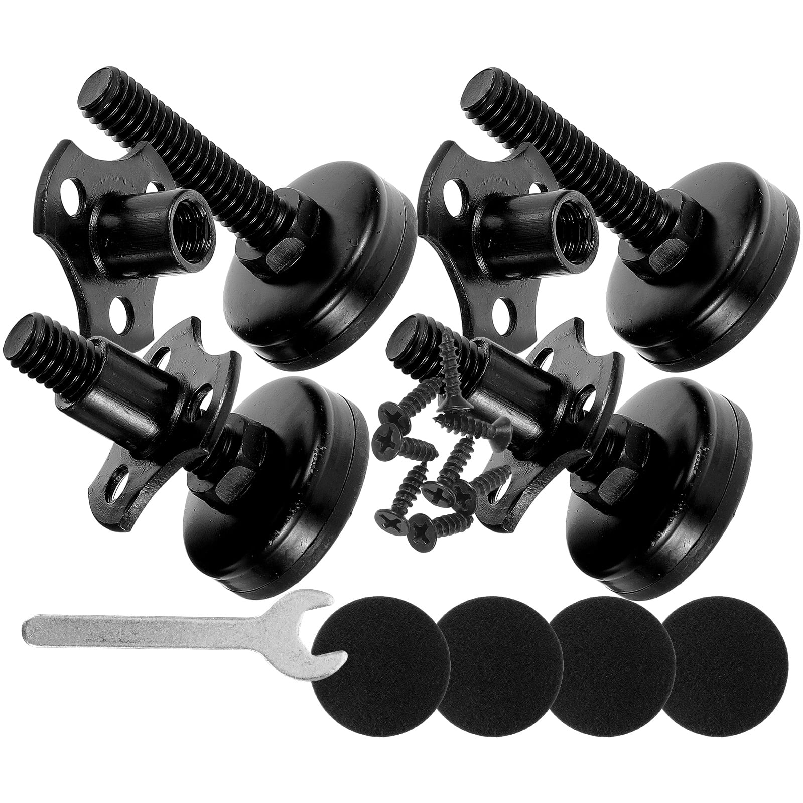 4pcs Leveling Foot Adjustable Leg Leveler Heavy Duty Leveler Screw On ...