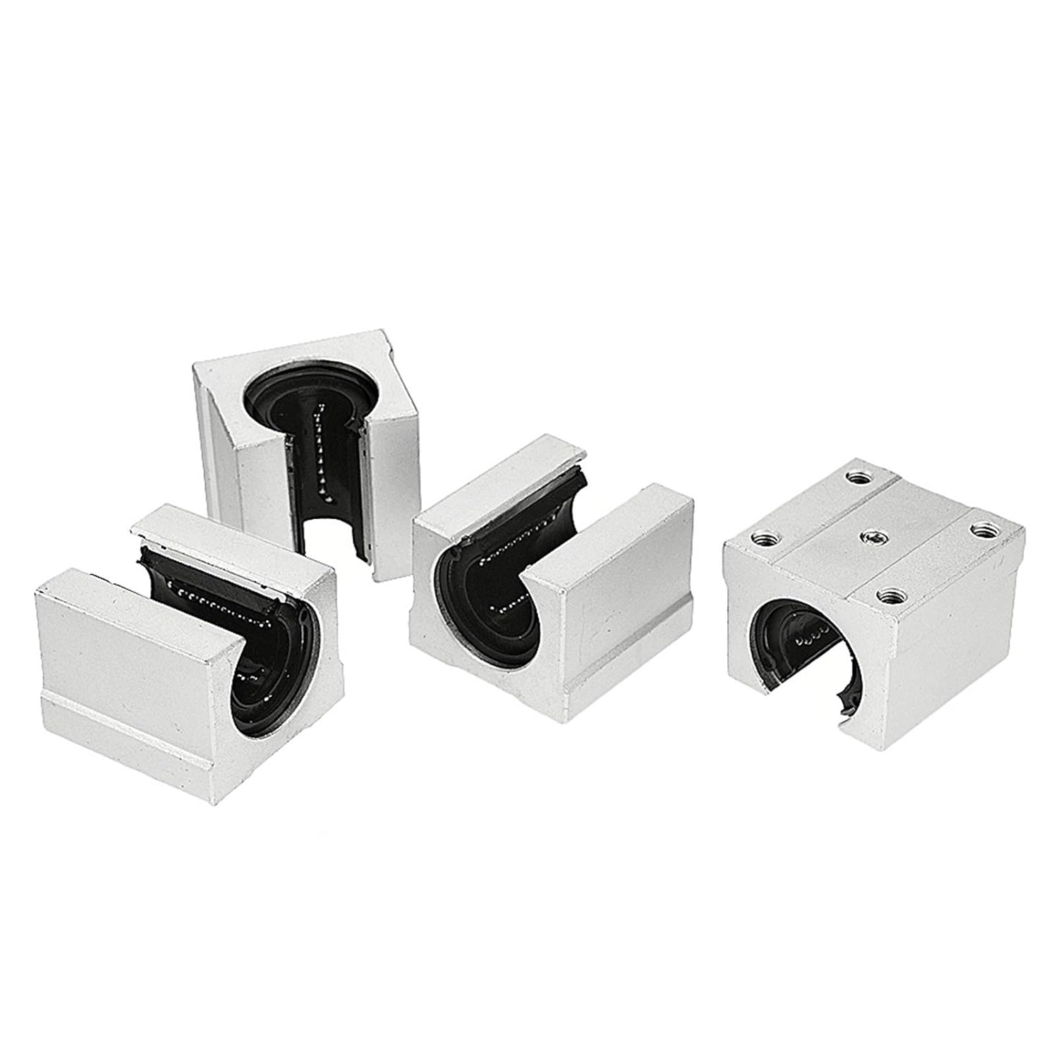 4pcs Linear Bearings, Type SBR12UU, SBR16UU, SBR20UU, Length 12/16 ...
