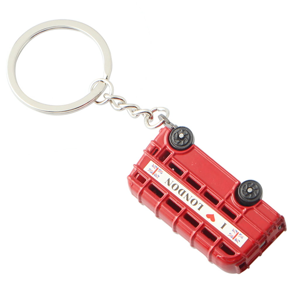 Minkissy Key Ring London Souvenirs Multi 4Pcs Alloy Key Holder - Walmart.com