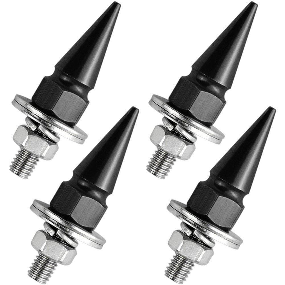 4pcs M6 Threaded Tips Screw Aluminium Alloy Bolts Car Modified ...