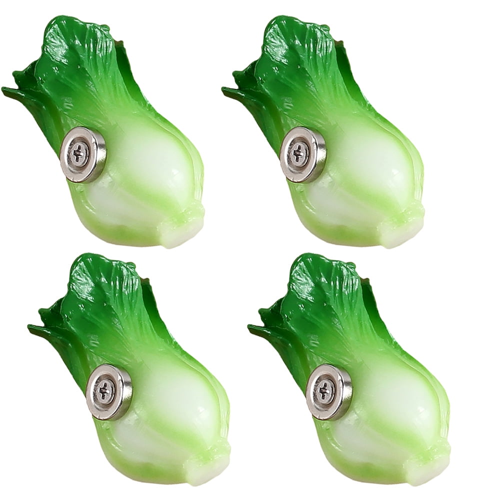 4pcs Magnetic Refrigerator Vegetable Model Realistic Small Vegetable ...