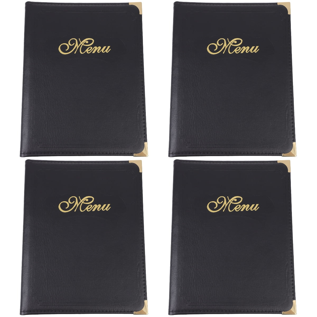 4pcs Menu Book Bar Menu Display Folder Menu Covers Holders Restaurant ...