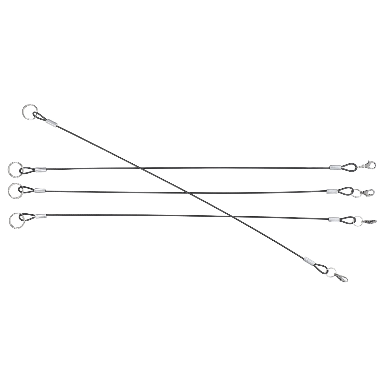 4pcs Metal Anti-Lost Ropes Metal Trinket Rope Clip Sturdy Trinket Clip ...