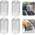 4pcs Metal Gutter Guard Mesh, Gutter Downspout Guard, Expandable ...