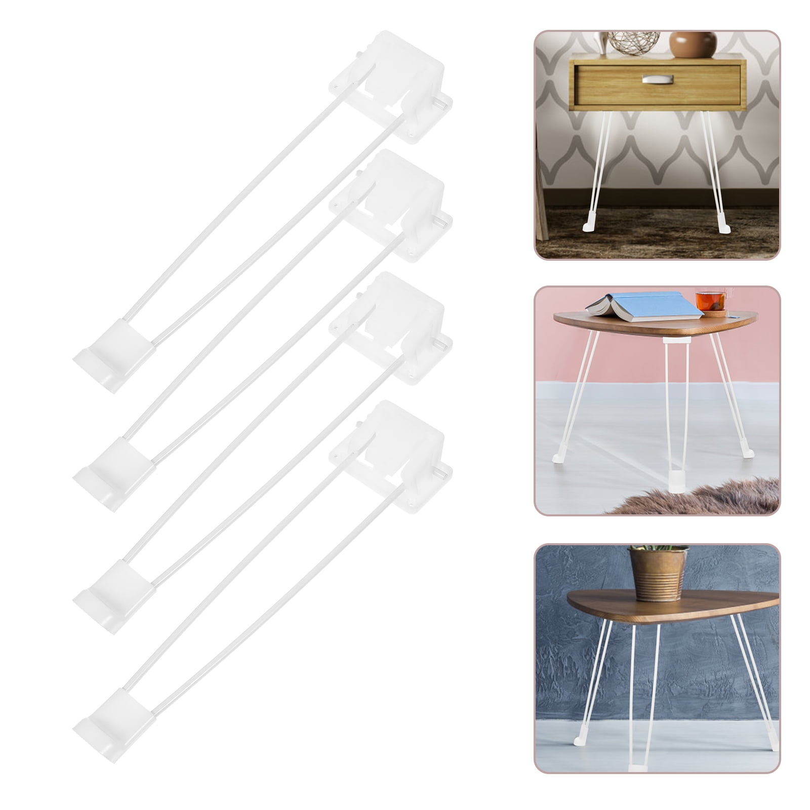 4pcs Metal Heavy Duty Table Legs Sturdy Looking Hairpin Legs Modern Table Legs - Walmart.com