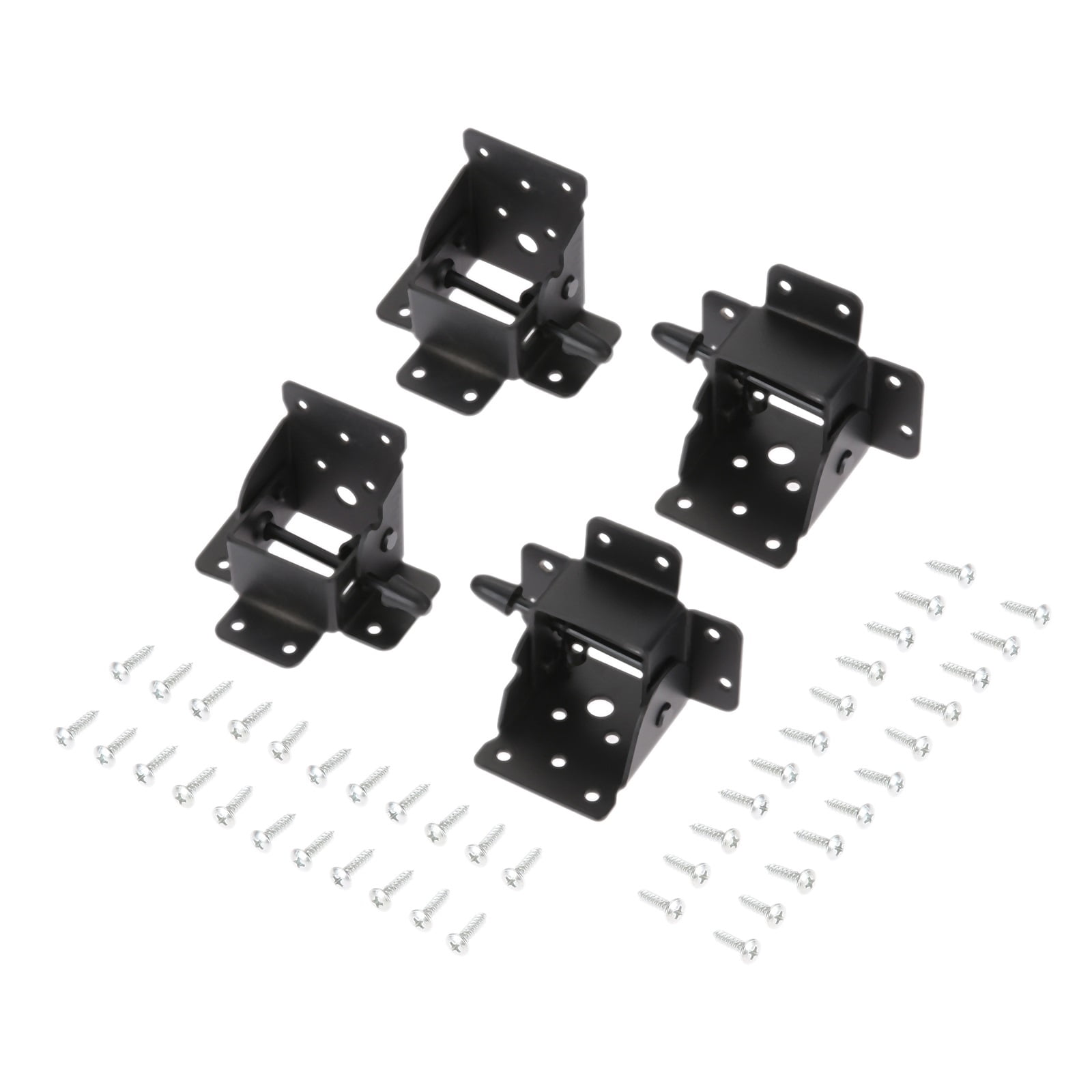 4pcs Metal Locking Folding Table Chair Leg Brackets Spring Cabinet ...