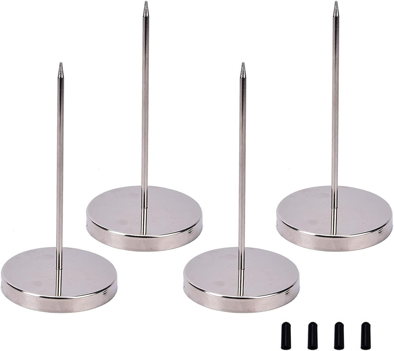 4pcs Metal Memo Holder, Paper Memo Holder Receipt Spike Note Memo Bill ...