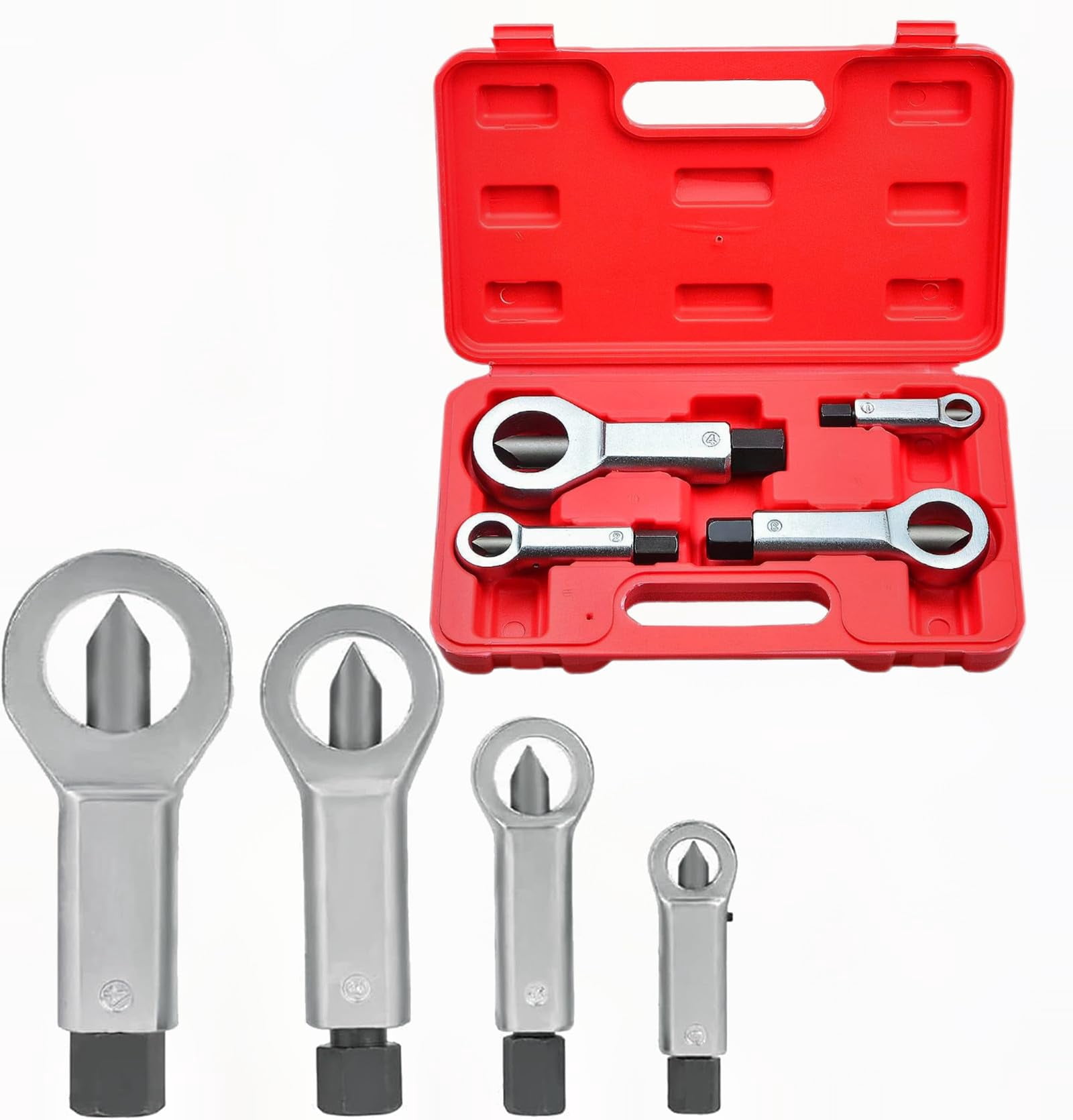 4pcs Metal Nut Splitter Tool Heavy Duty, Rusty Nut Separator for ...