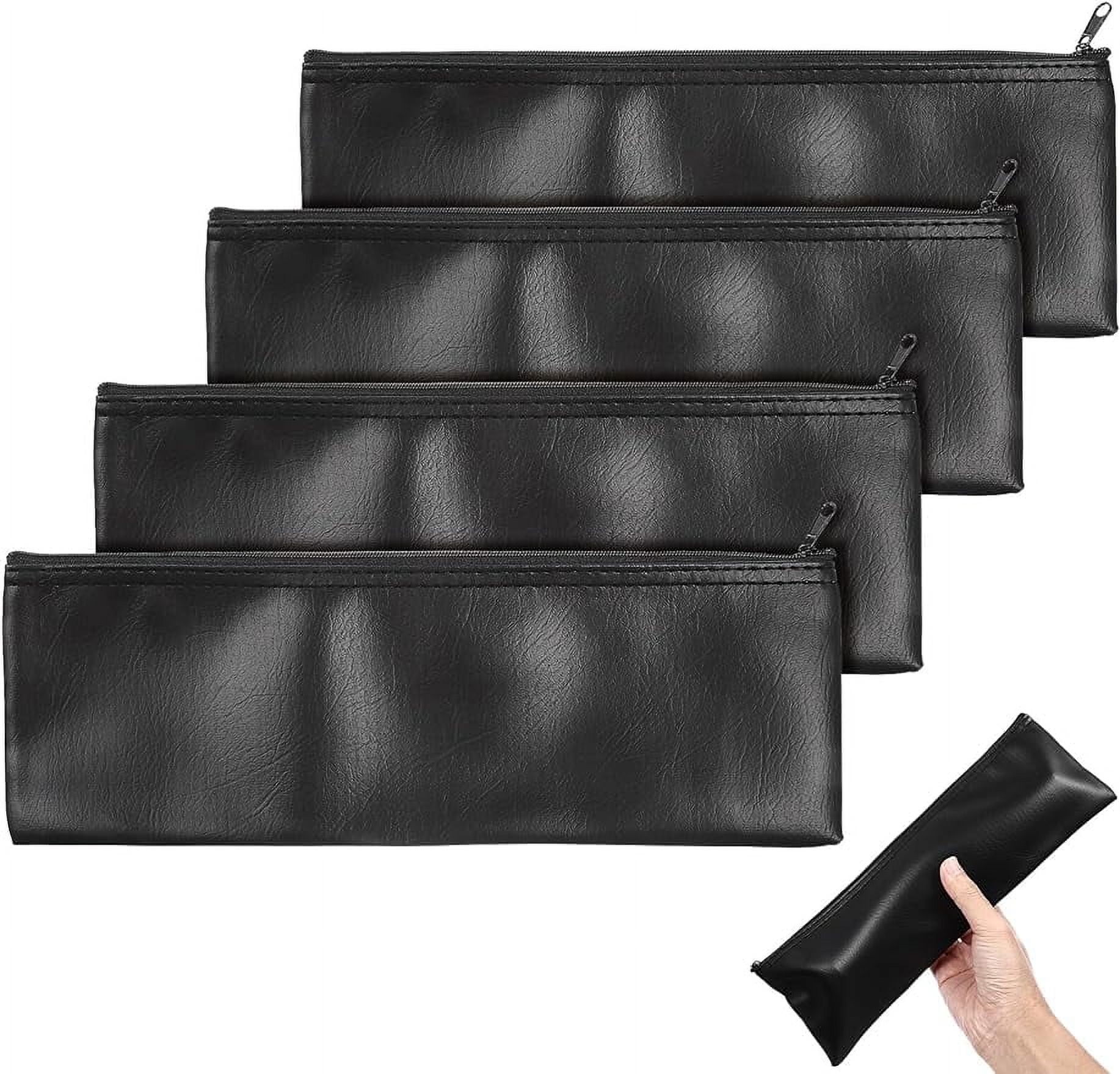4pcs Microphone Case PU Leather Mic Storage Bag Wireless Microphone ...