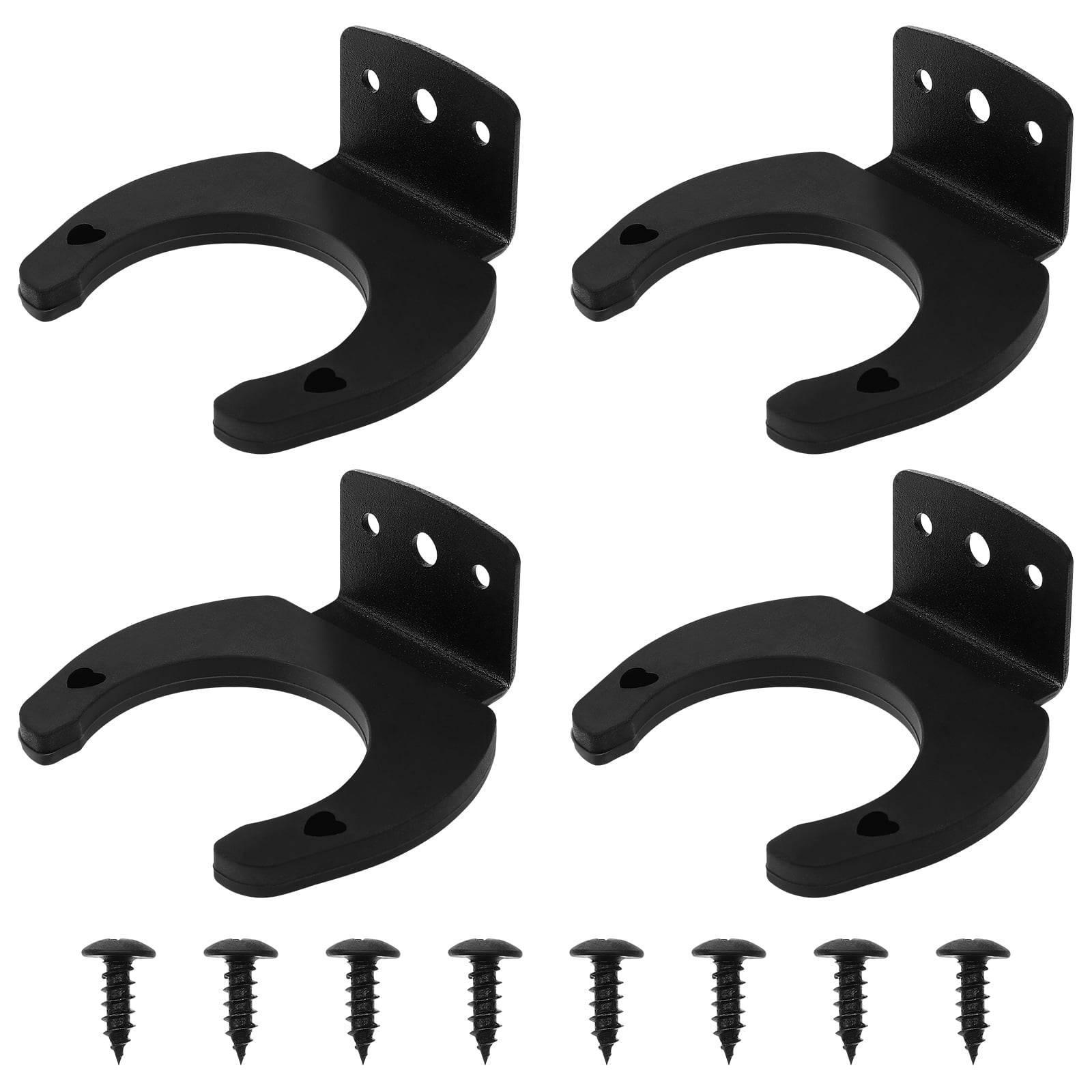 4pcs Microphone Wall Mount Holder Silicone Microphone Hook Wall-Mounted ...