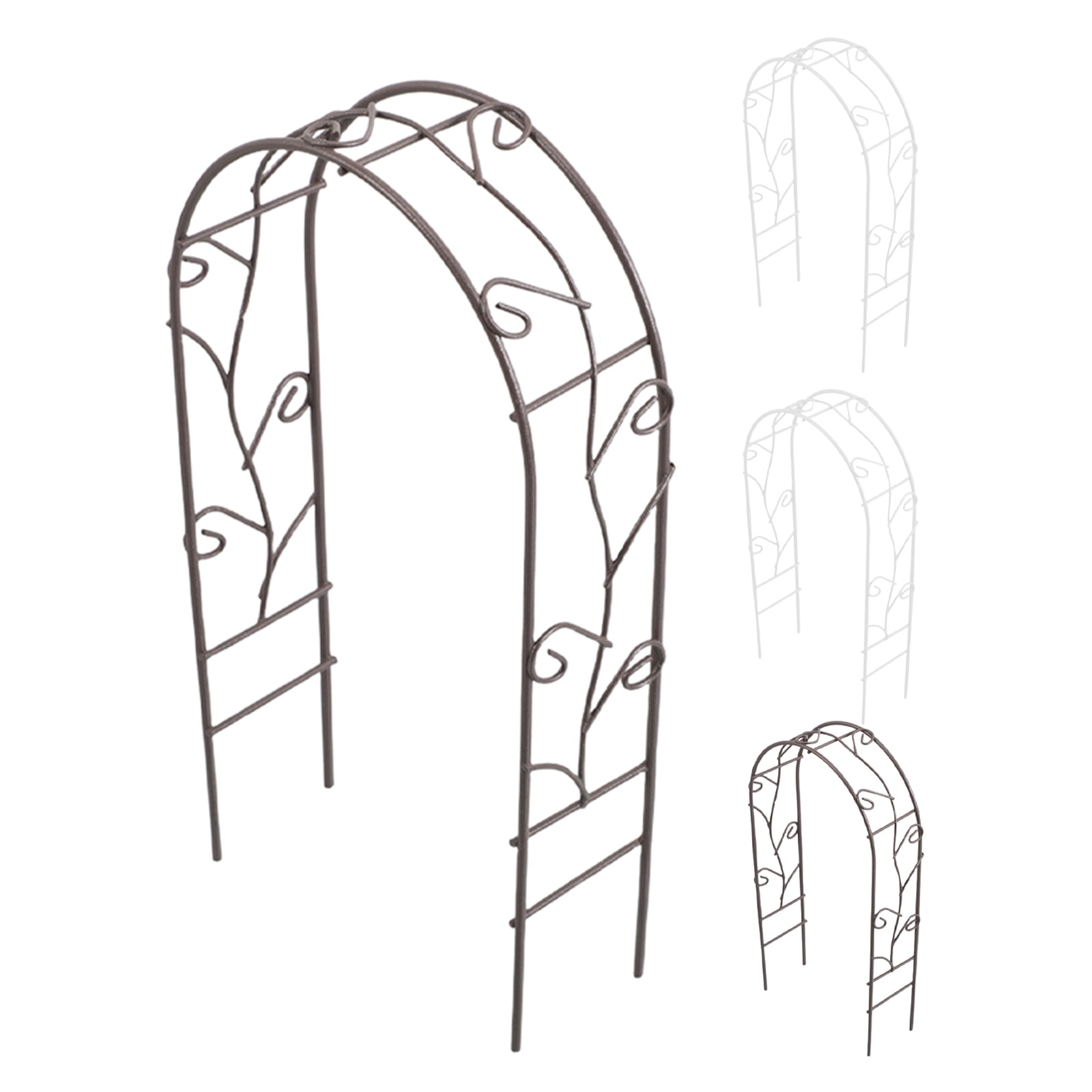 4pcs Mini Dollhouse Arch Backdrop - Micro Landscape Decoration Iron ...