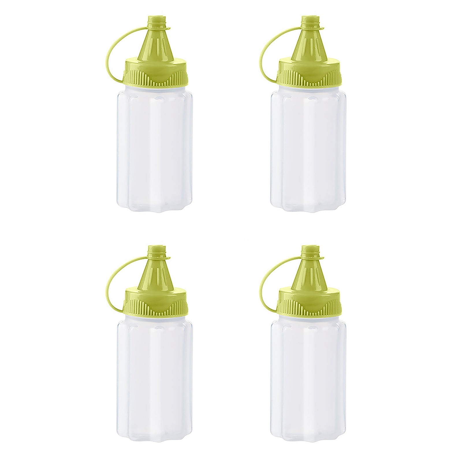 4pcs Mini Jam Squeeze Bottle Jar Sauce Seasoning Box with Lid, Squeeze ...