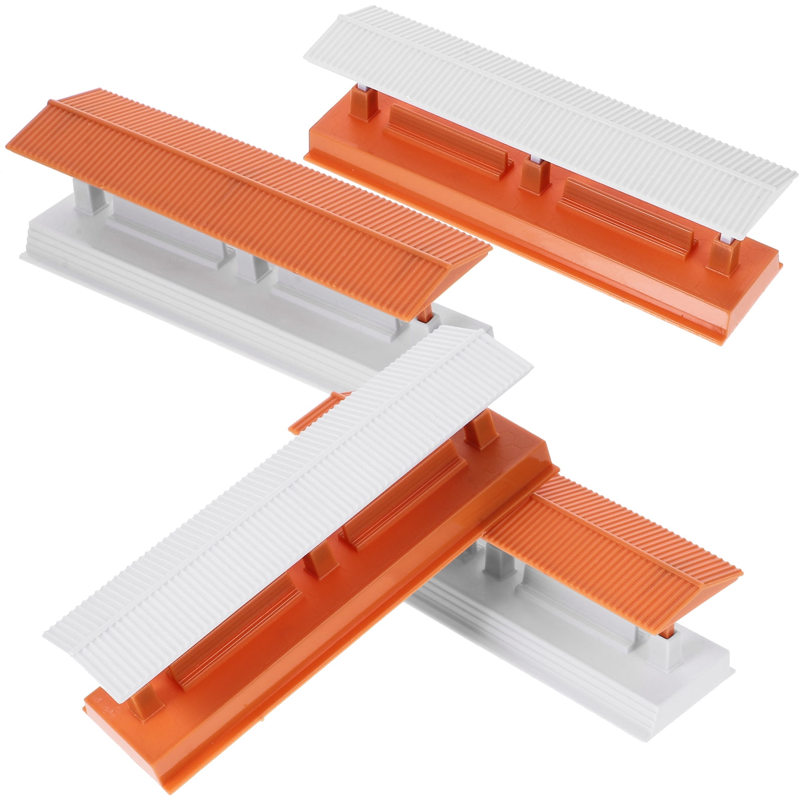 4pcs Mini Railway Station Doll House Railway Station Platform Bus ...