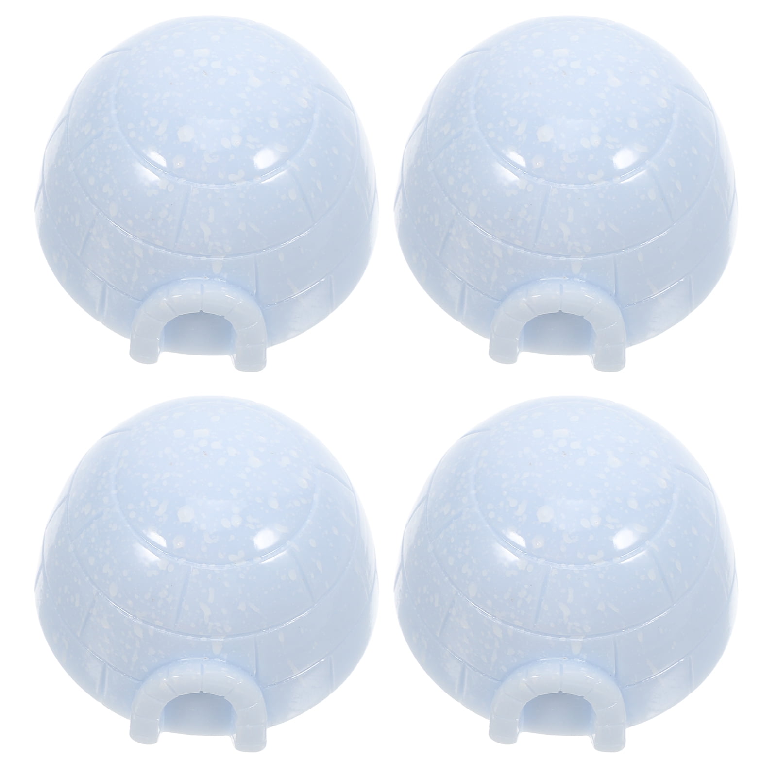 4pcs Resin Ice House Ornaments Unique Mini Igloo Sculptures For Micro Landscape Ice House ...
