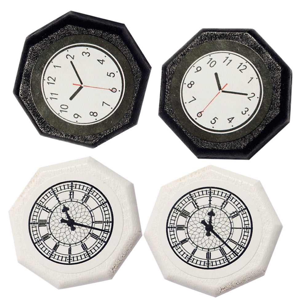 Raindrops dollhouse furniture accessories Mini Wall Clock Decoration ...