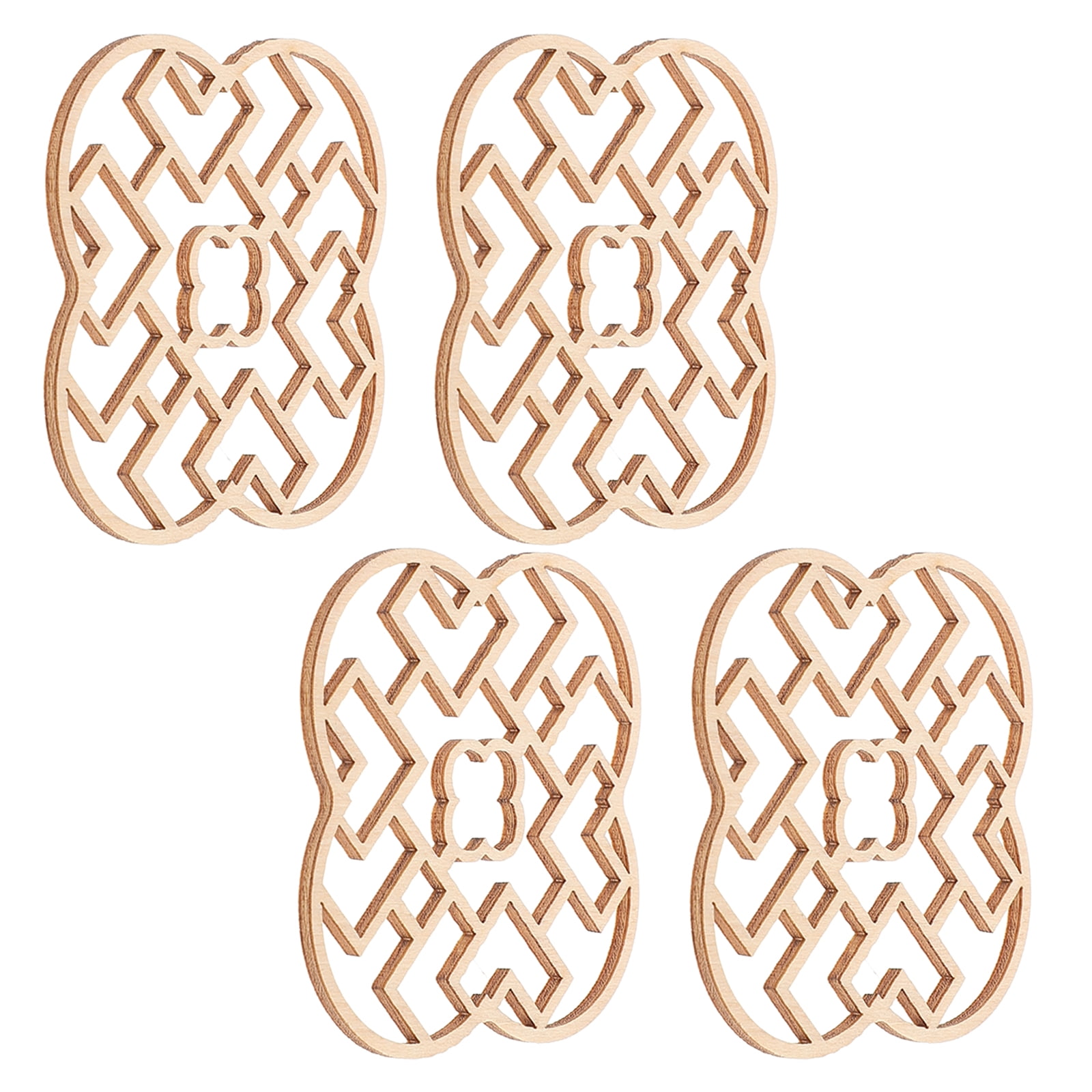 4pcs Miniature Windows Tiny House Wooden Windows Miniature Dollhouse ...