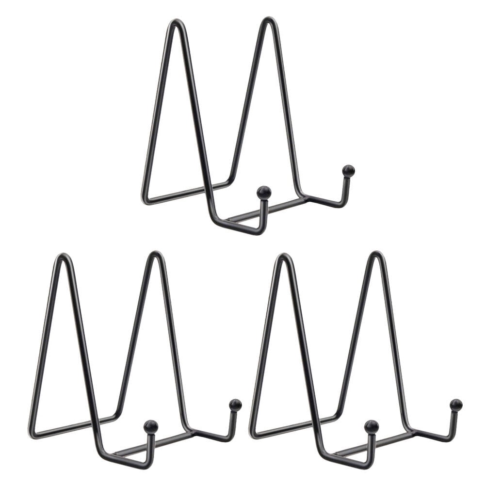 4pcs Multifunctional Metal Plate Holder Easel Stand Tabletop Picture ...