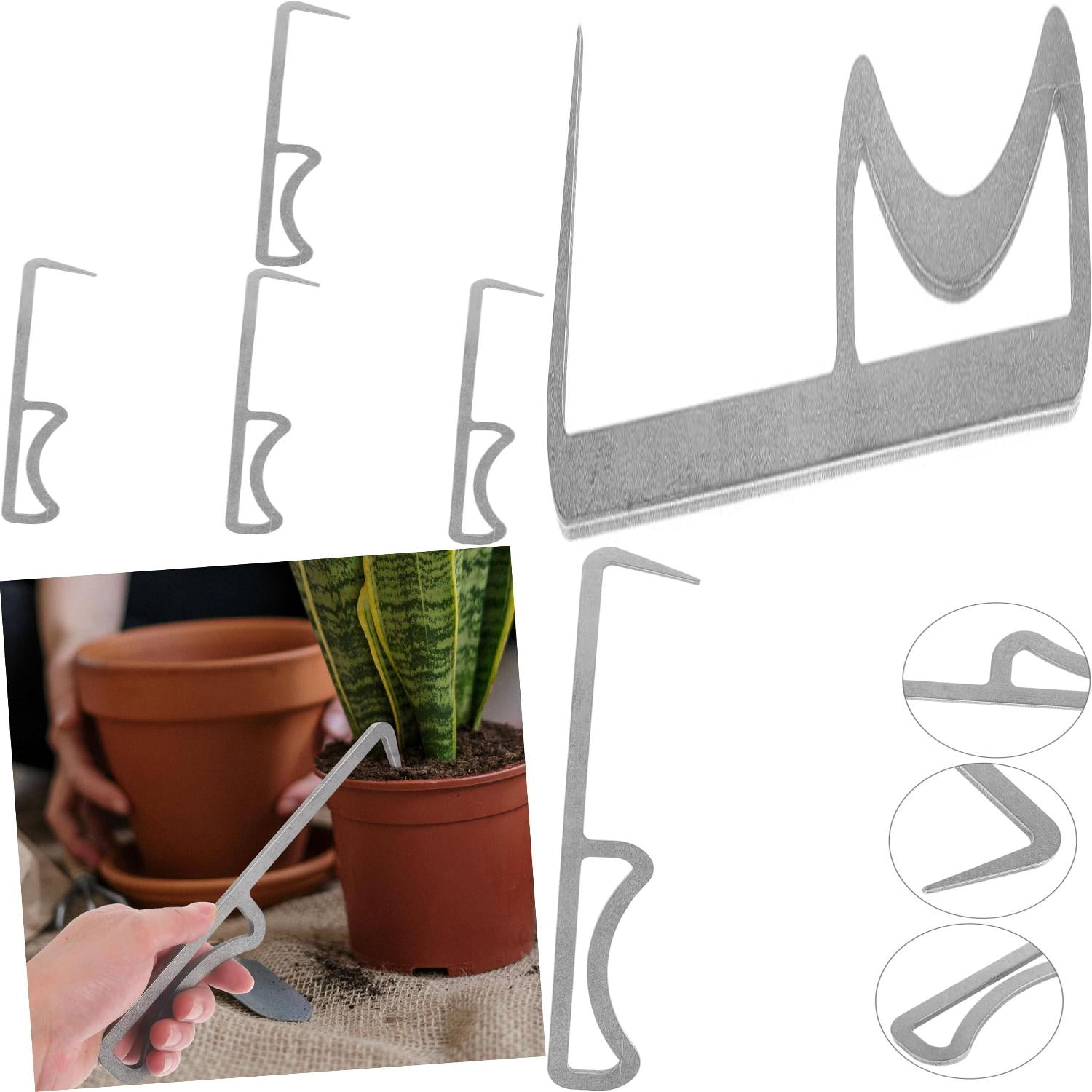 4pcs New Stainless Steel Potting Tools for Deeper Digging and Easy Root ...