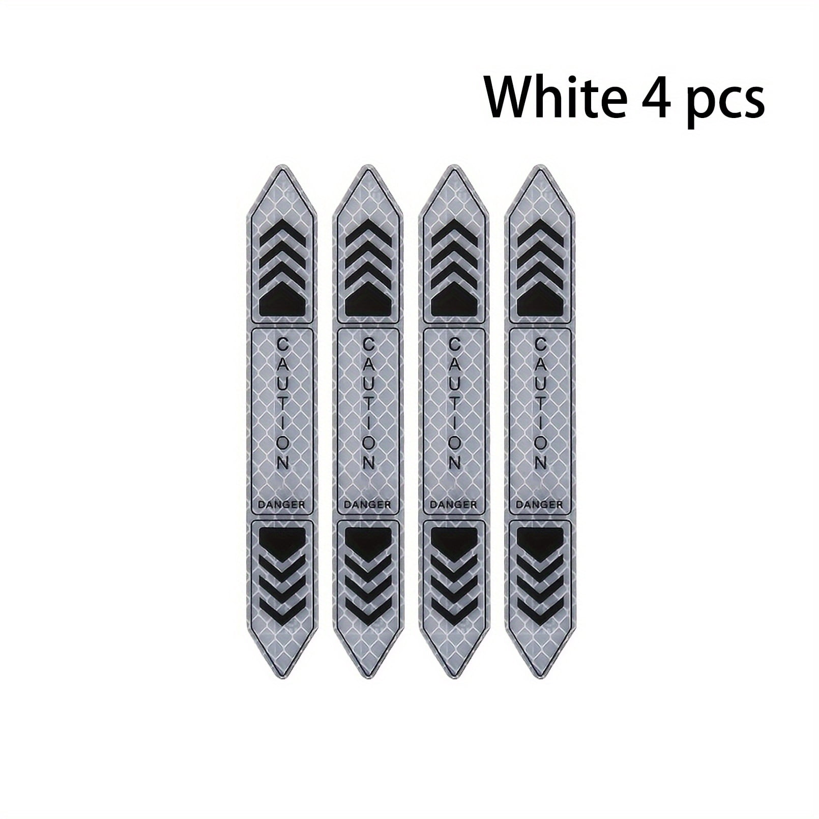4pcs Night Reflective Stickers Door Opening Warning Stickers Door ...
