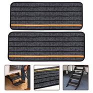 Durable UV Resistant RV Step Covers Rug, 4 Pack Non-Slip Stair Covers ...