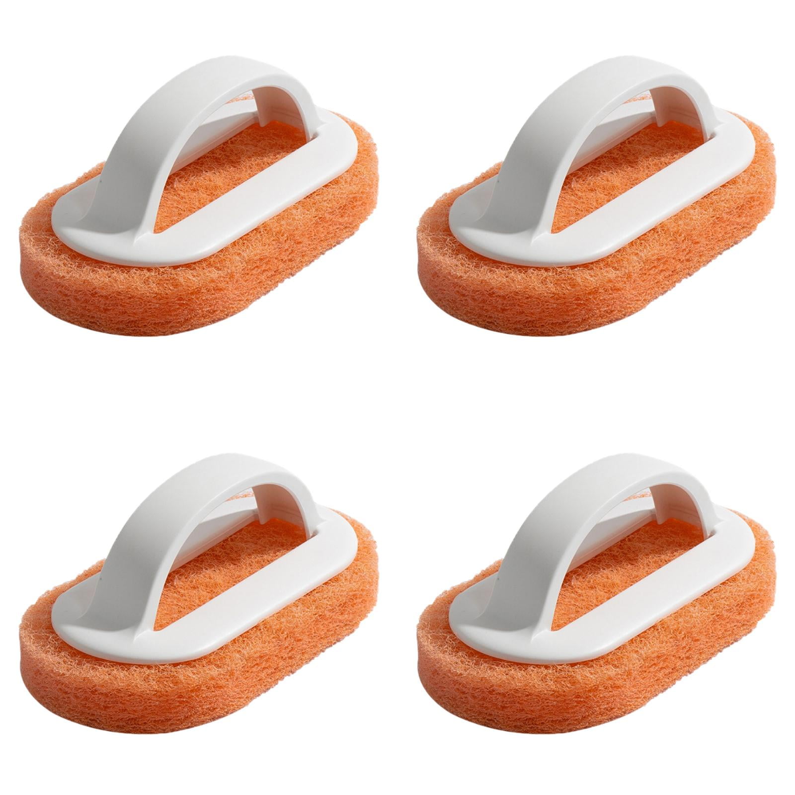4pcs Non-Scratch Bath Tub Scrubber & Pool Step Cleaner Heavy Duty ...