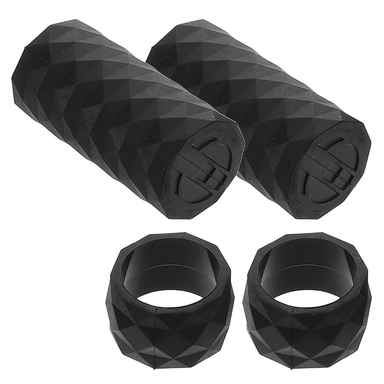4pcs Silicone Bike Handlebar Grip Loops Non Slip Comfortable Tape ...