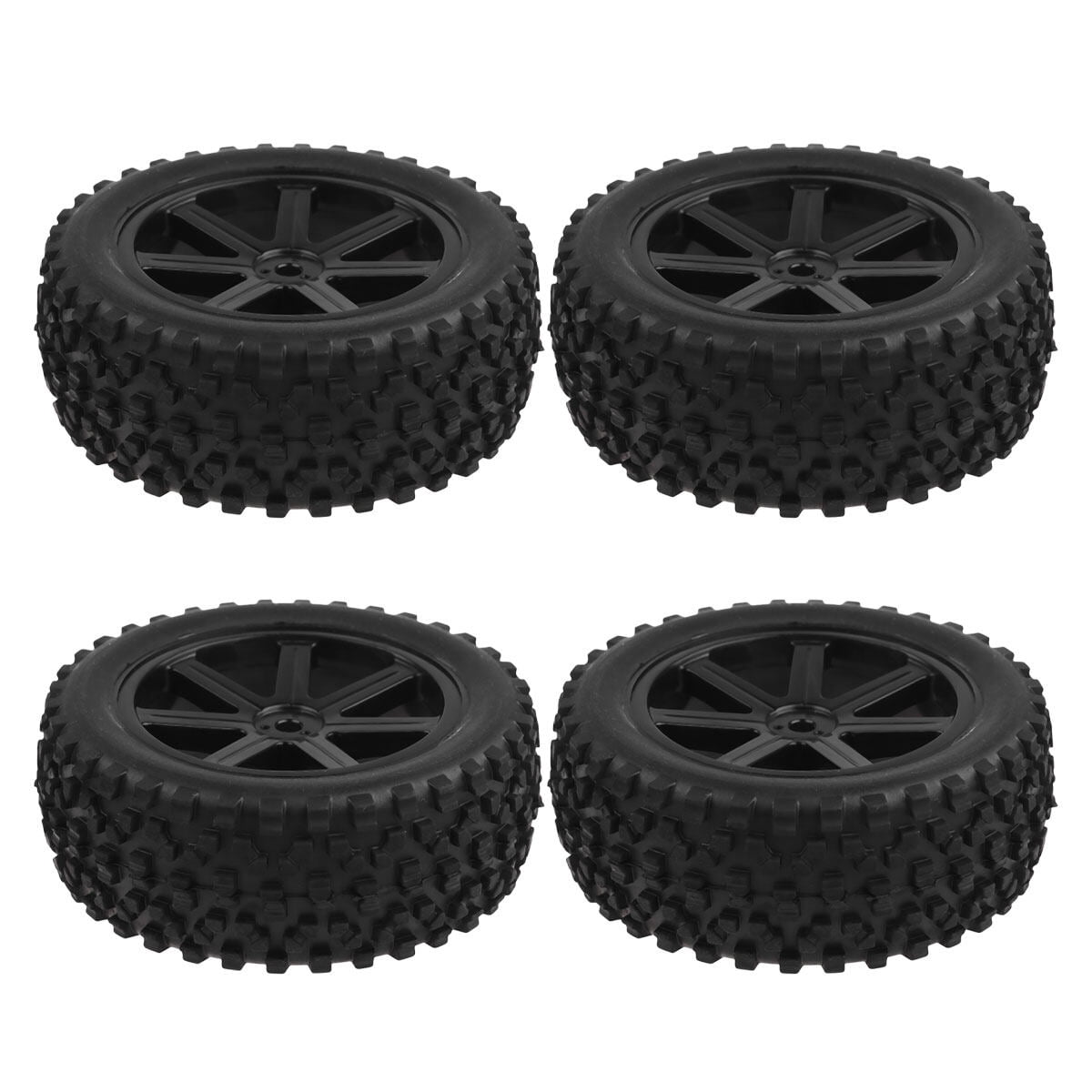 STRANDCHIC 4pcs Small Toy Wheels Nylon Off Road Car Wheels for Crafts ...