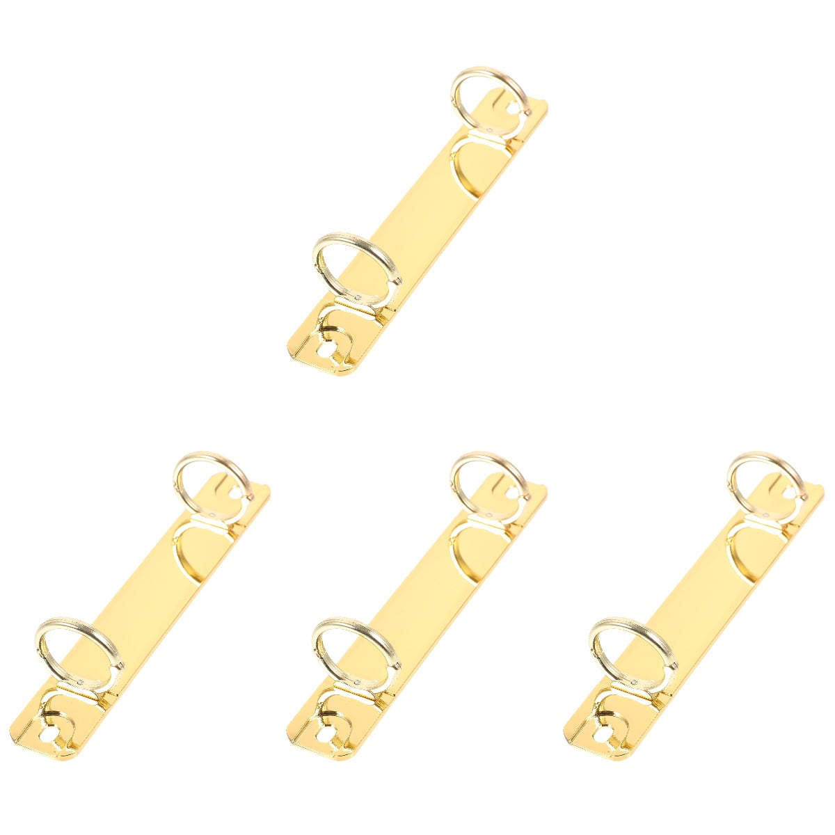 4pcs Office Loose Leaf Binder Metal Binding Spine Comb Planner Folder ...