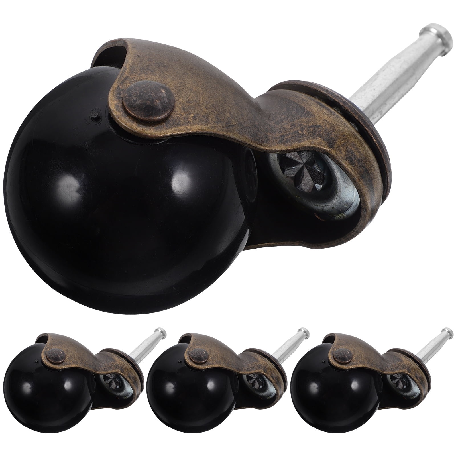 4pcs Omni-directional Wheels Universal Wheels Office Chair Caster ...