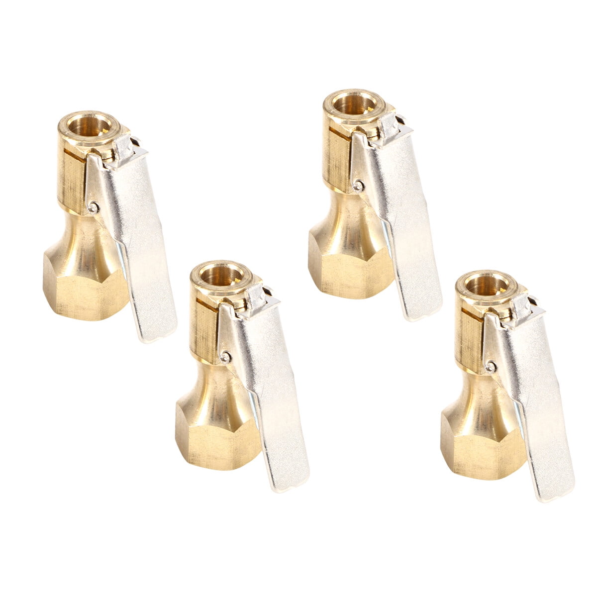 4pcs Open Flow Straight Lock-On Air with Clips for Tire Inflator ...