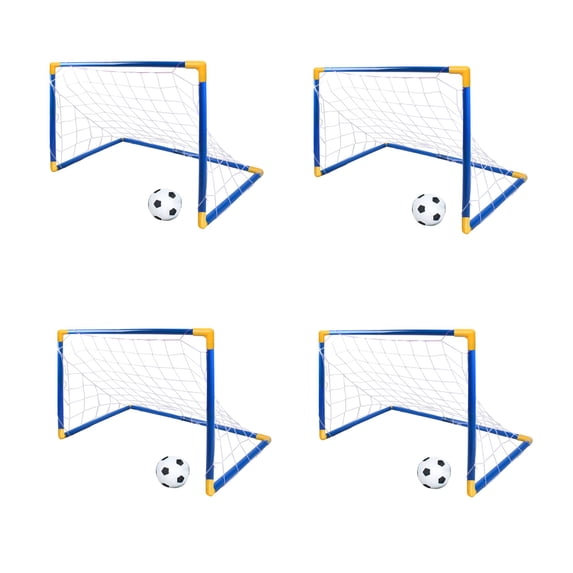 4pcs Outdoor Mini Soccer Goal Portable Sports Football Gate Small ...