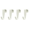 4pcs Over The Door Hooks, Small Over Cupboards Hook Bedroom,Bathroom ...